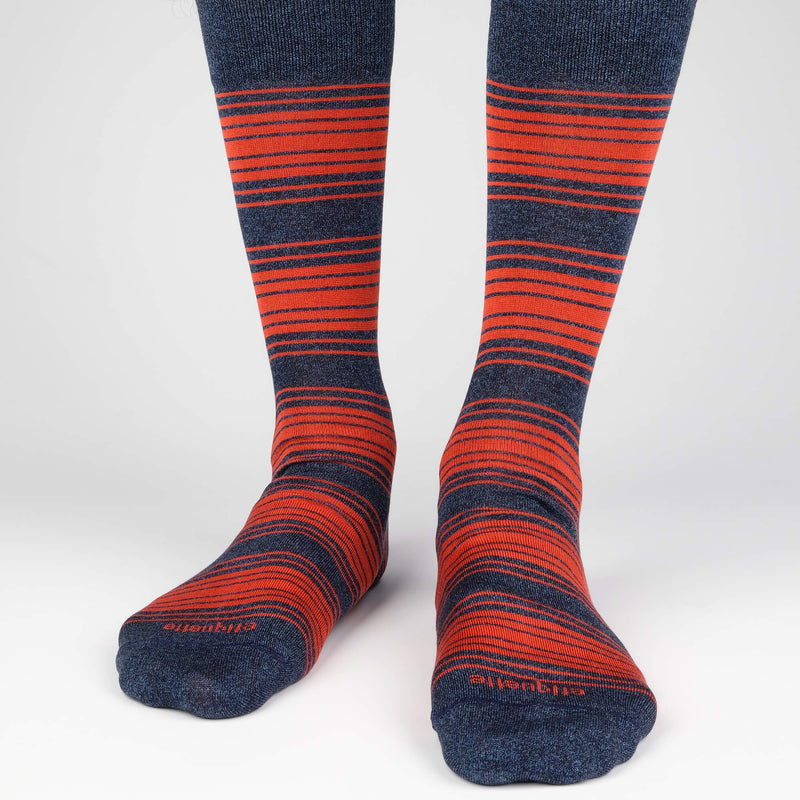 Tokyo Stripes Men's Socks $18.00